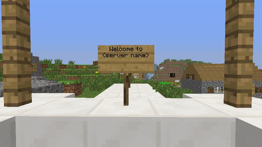 Mini Survival Server Spawn Minecraft Map