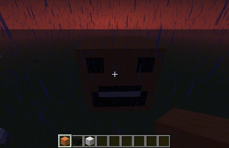 Notch head Minecraft Map