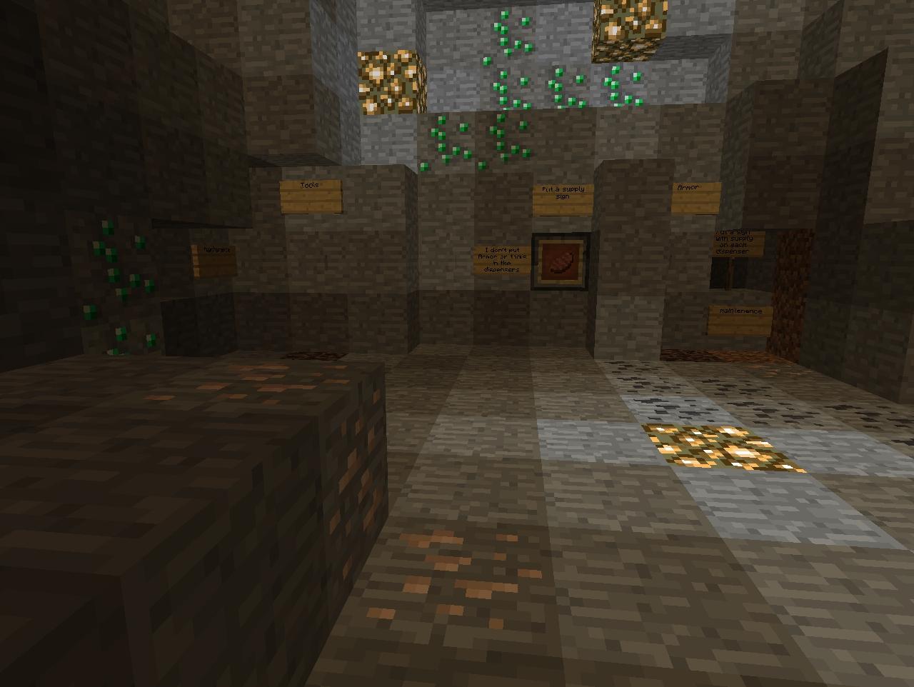 Server spawn point: The cave Minecraft Map