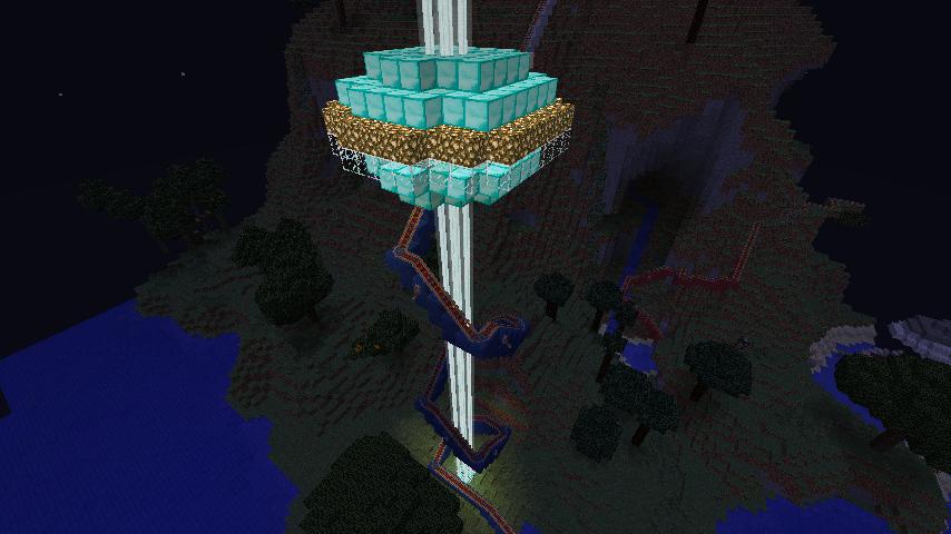 BLOCKBUSTER [roller coaster] Minecraft Map
