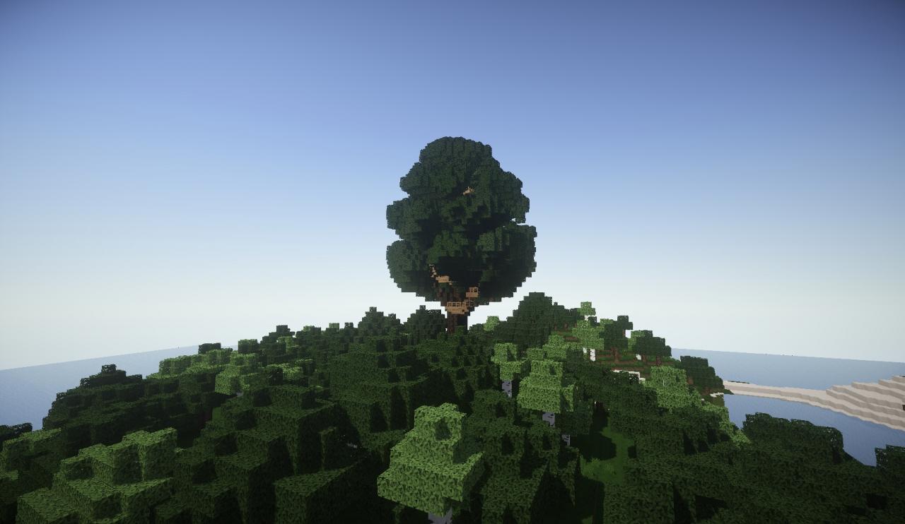 Gigantic Treehouse Minecraft Map