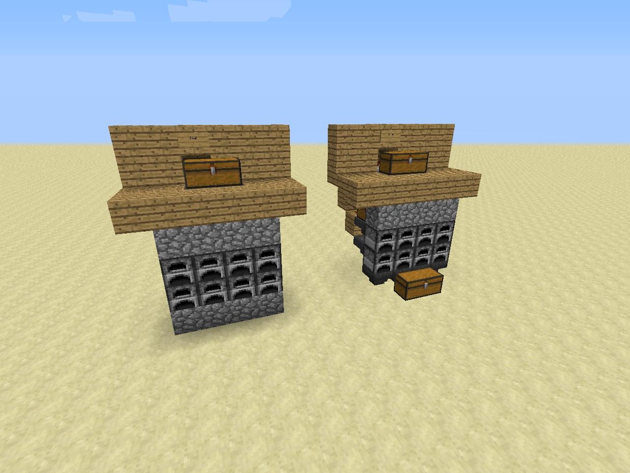 Auto-Fueling furnace bank - resource minimal! Minecraft Map