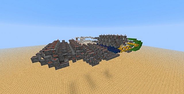 Decimal to binary decoder(8-bit) Minecraft Map