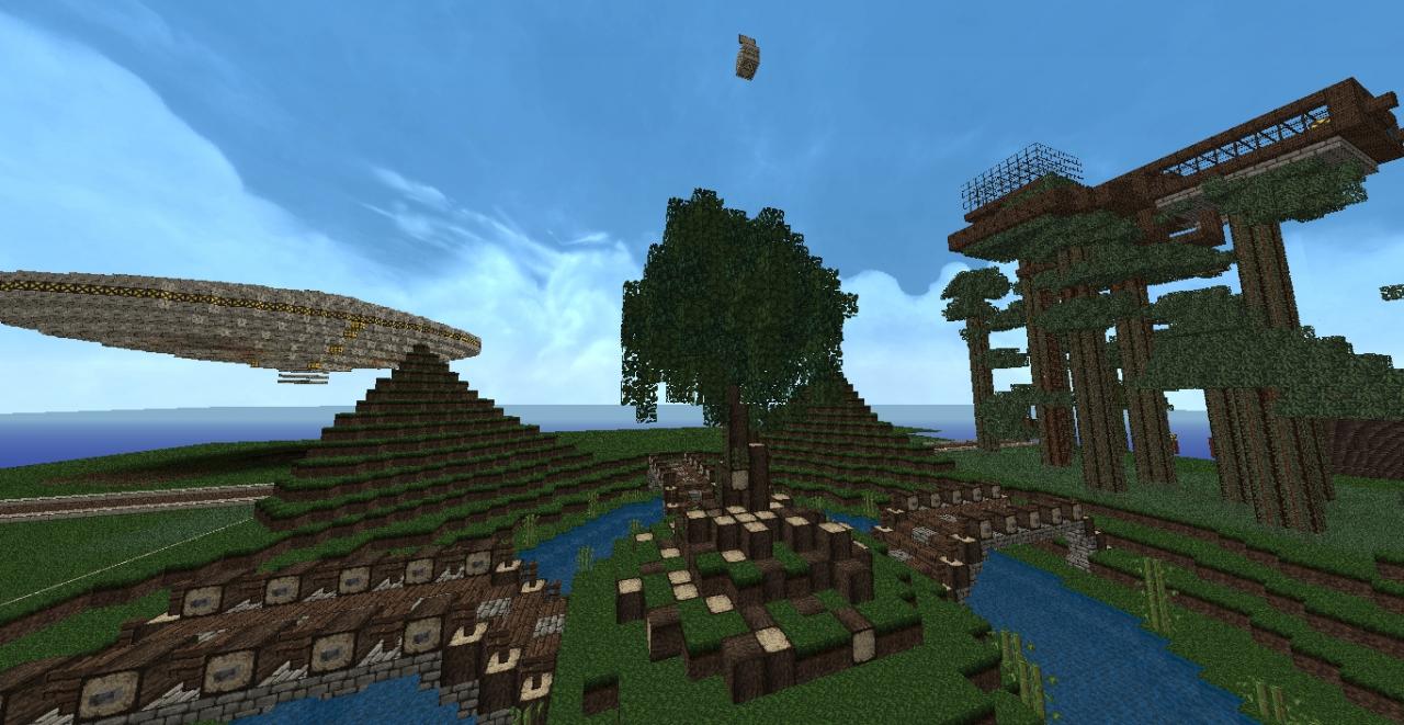 Plotme Server {Custom Terrain} Minecraft Map