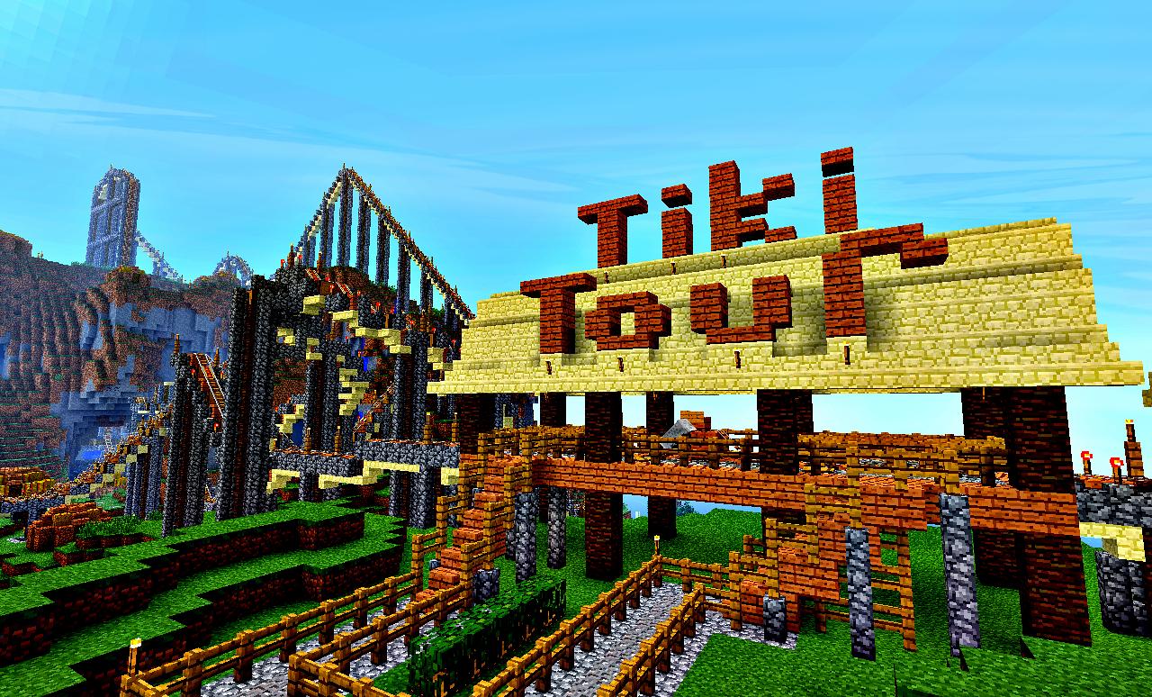 Tiki Tour Roller-coaster (PMC contest entry) Minecraft Map