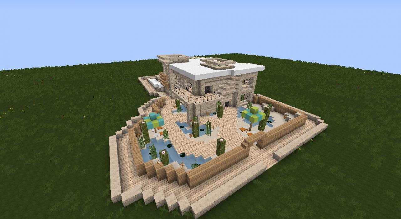 Modern Desert Themed House Minecraft Map