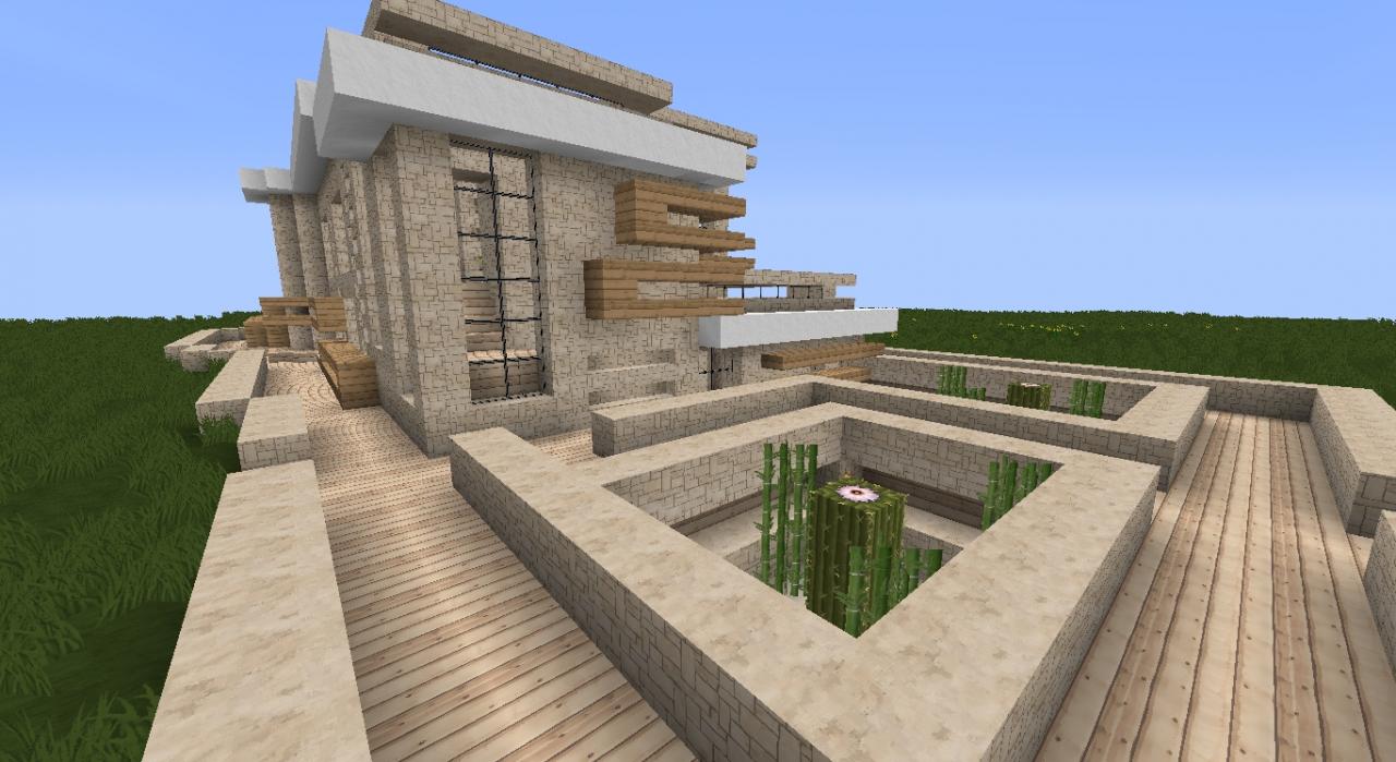 Modern Desert Themed House Minecraft Map