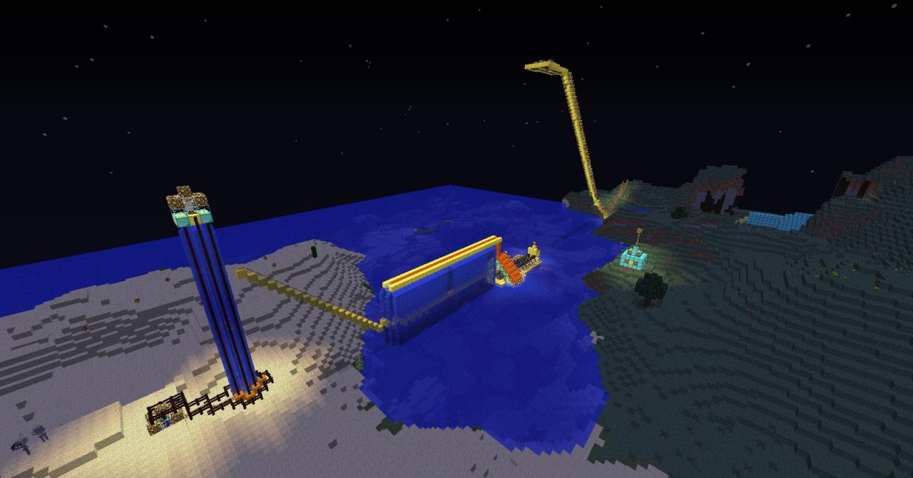 Minecraft Epic RollarCoaster Minecraft Map