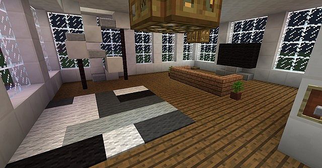 Modern House Minecraft Map