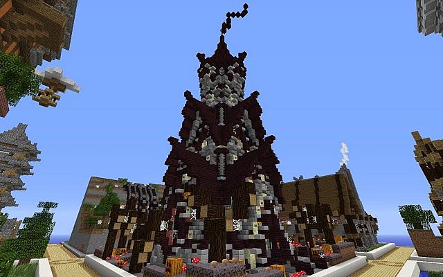 Nether Themed Temple Tower :P Minecraft Map
