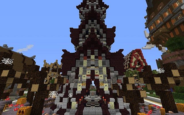 Nether Themed Temple Tower :P Minecraft Map