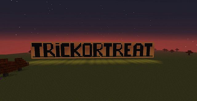 Trick or Treat adventure Minecraft Map