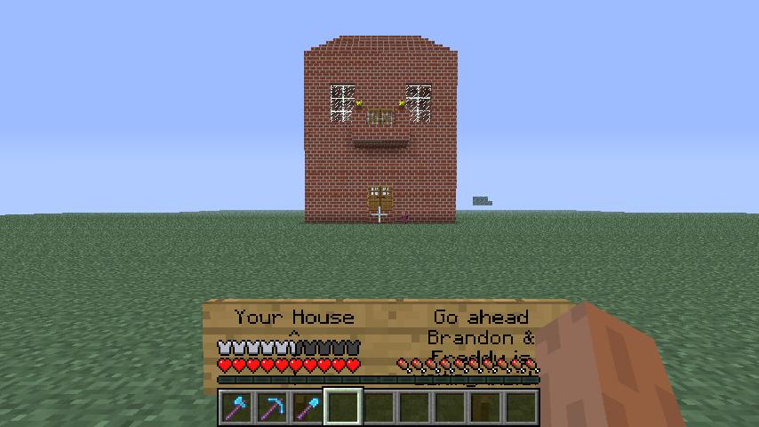 Simple Brick House Minecraft Map