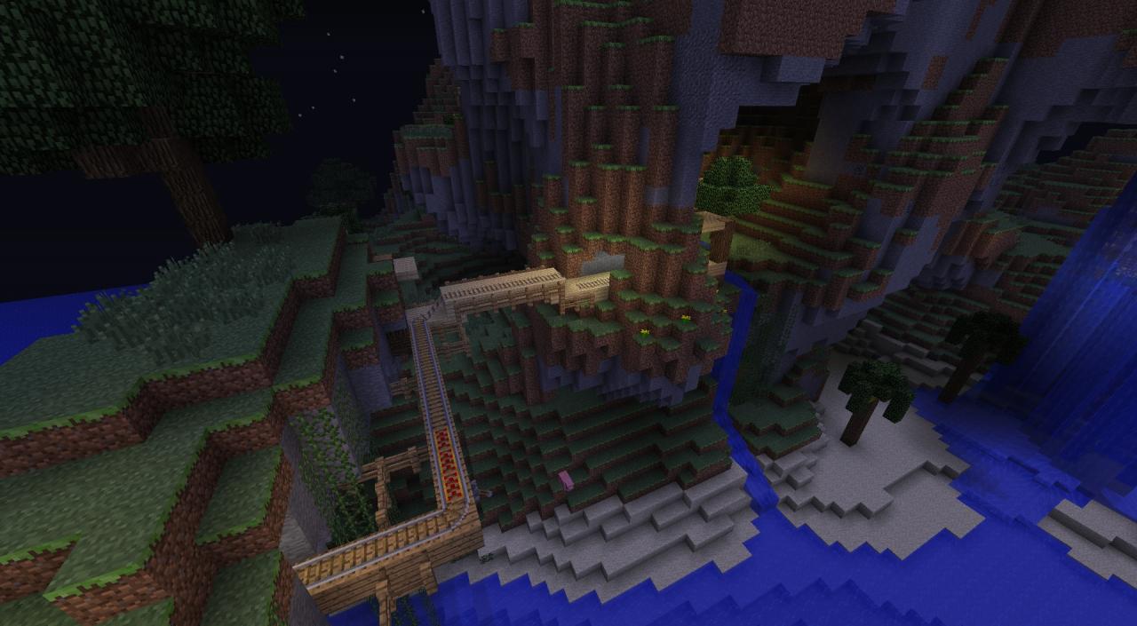 The Creaker Rollercoaster Minecraft Map