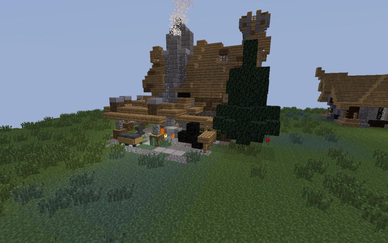 Professional Nordic Medieval Blacksmith Minecraft Map