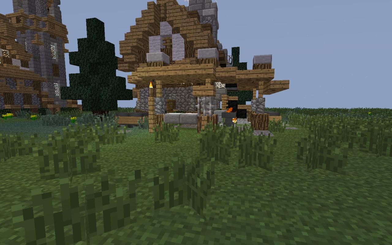 Professional Nordic Medieval Blacksmith Minecraft Map