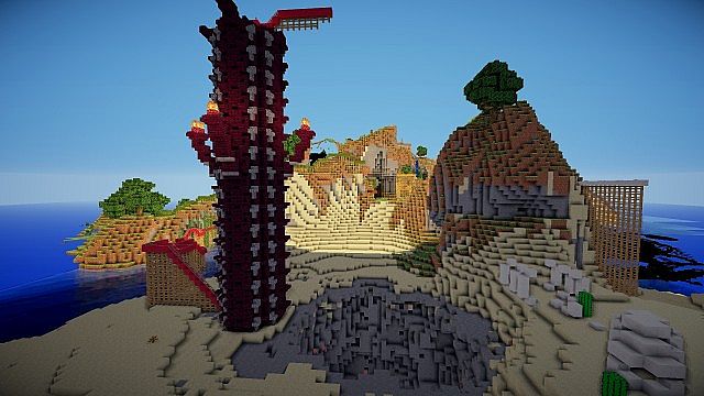 The Color Coated Coaster (Contest) Minecraft Map