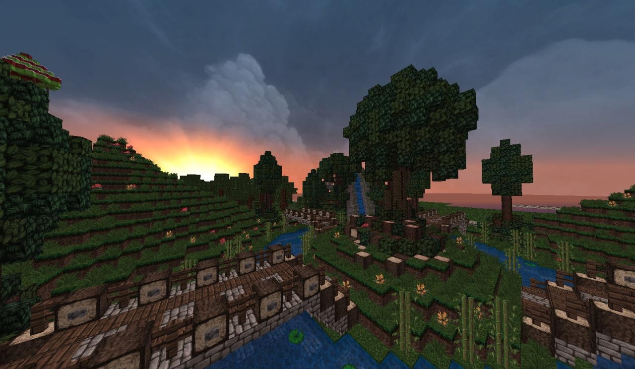 Plotme Server {Custom Terrain} Minecraft Map