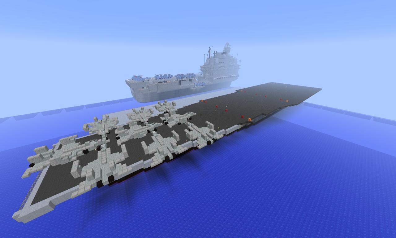 USS George Washington CVN-73 Minecraft Map
