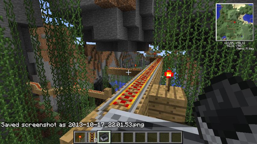 Planet Minecraft Rollercoaster Minecraft Map