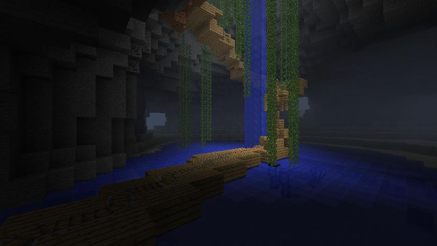 The rollercoaster, Almost all the island of buildings. Nether journey ...