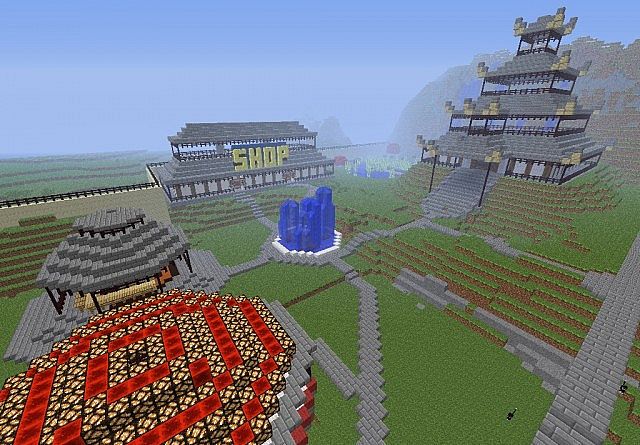 Naruto Inspired Town project Minecraft Map