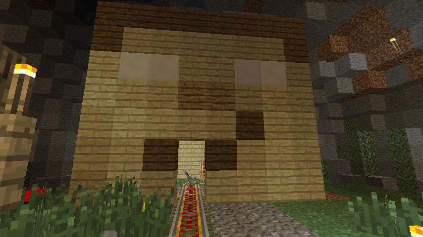 BLOCKBUSTER [roller coaster] Minecraft Map