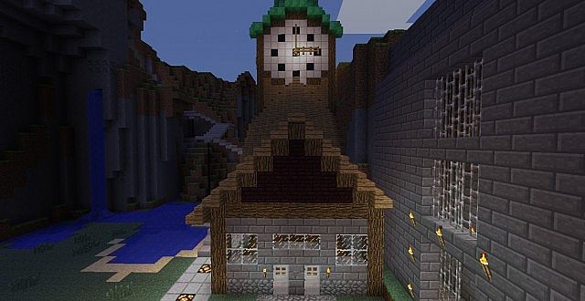 The Library Clocktower Minecraft Map