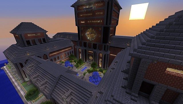 Red Brick Manor Minecraft Map