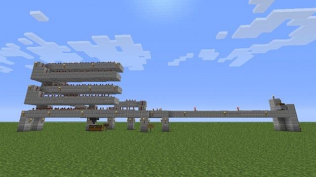 Automatic Minecart Transport Machine Minecraft Map