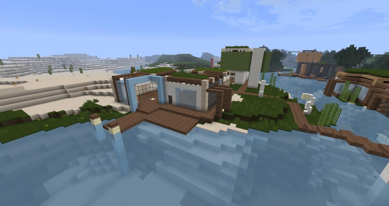 Modern town - done! Minecraft Map