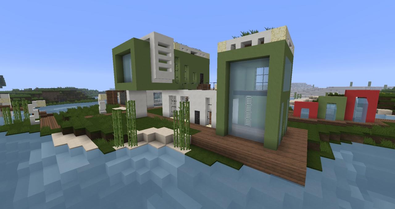 Modern town - done! Minecraft Map
