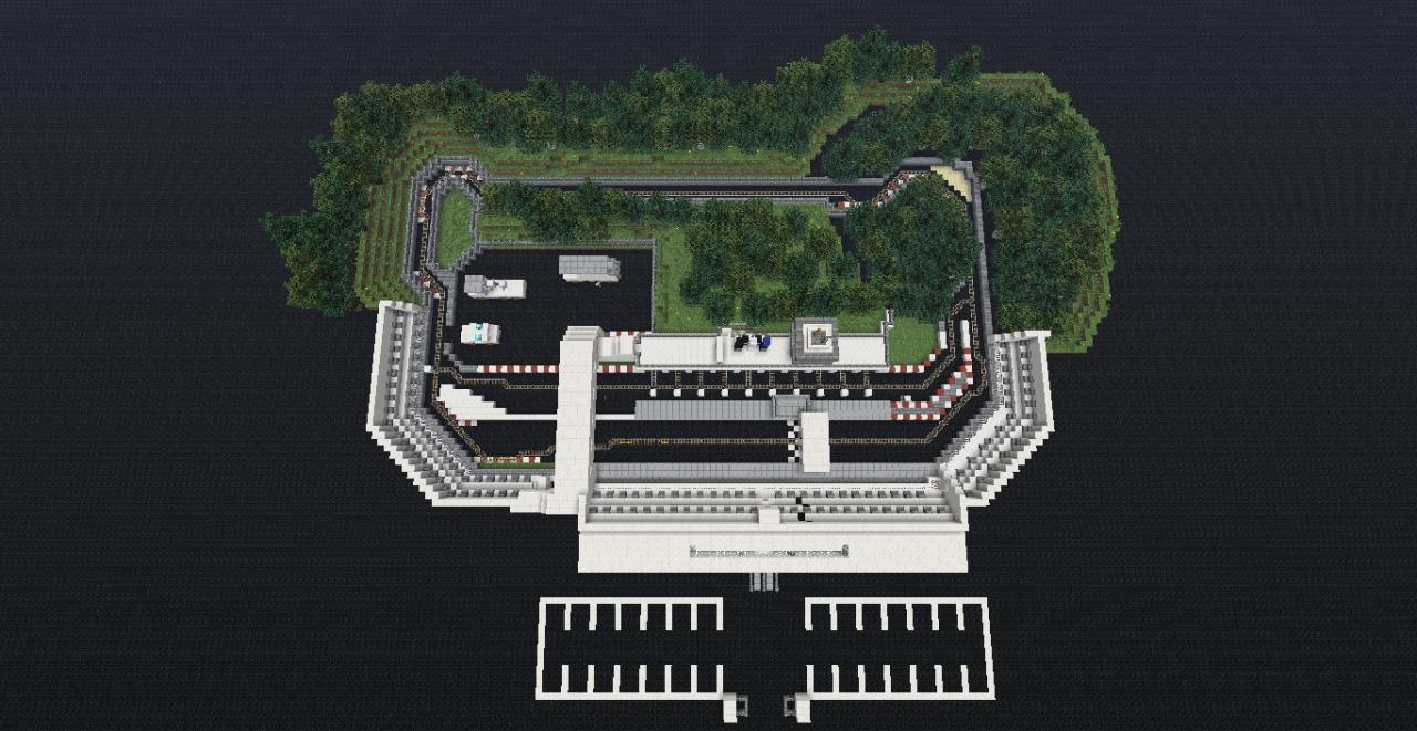 [Drift Speed] Raceway [Minecart] Minecraft Map