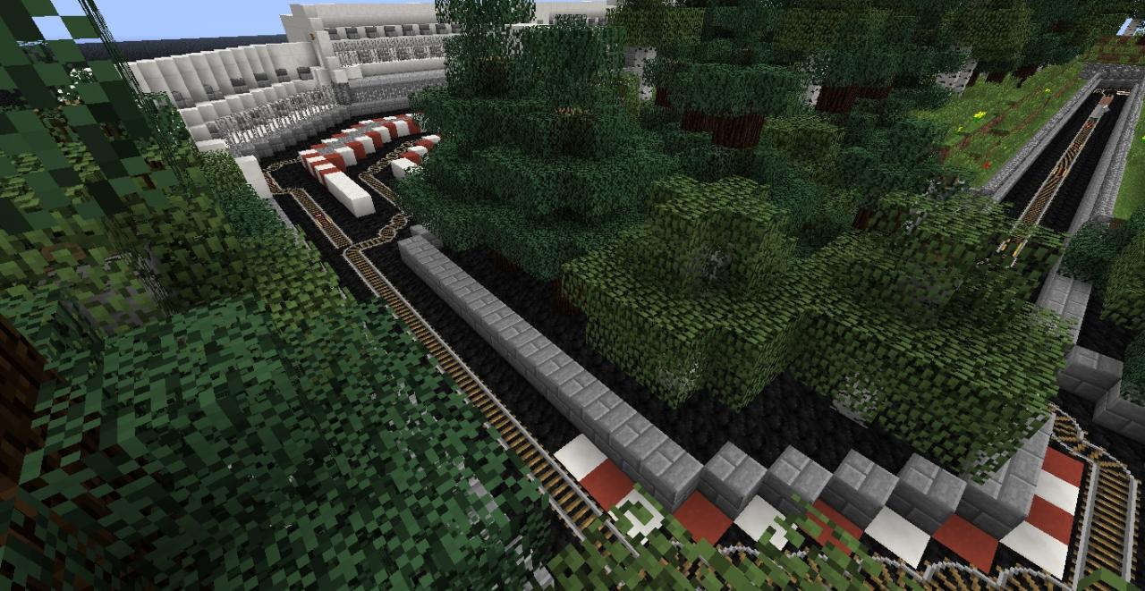 [Drift Speed] Raceway [Minecart] Minecraft Map