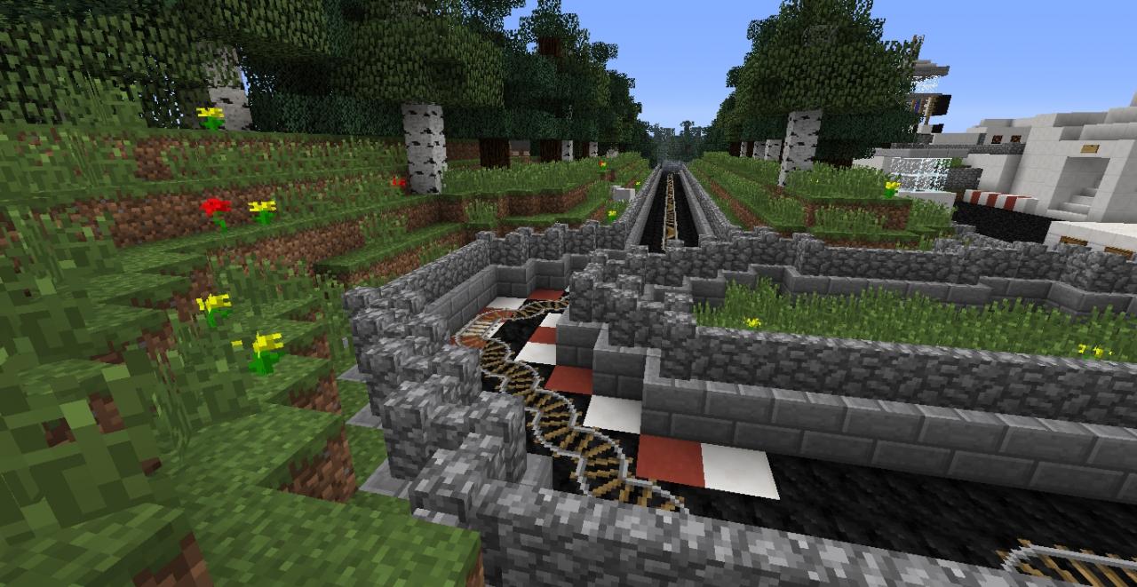[Drift Speed] Raceway [Minecart] Minecraft Map