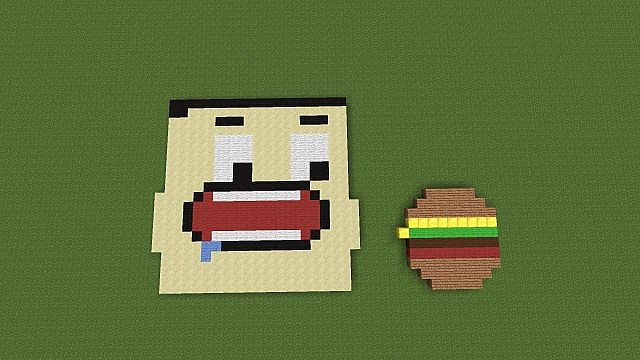 John's first cheeseburger! Minecraft Map