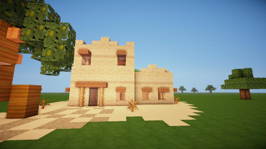 [Desert] Small desert house Minecraft Map