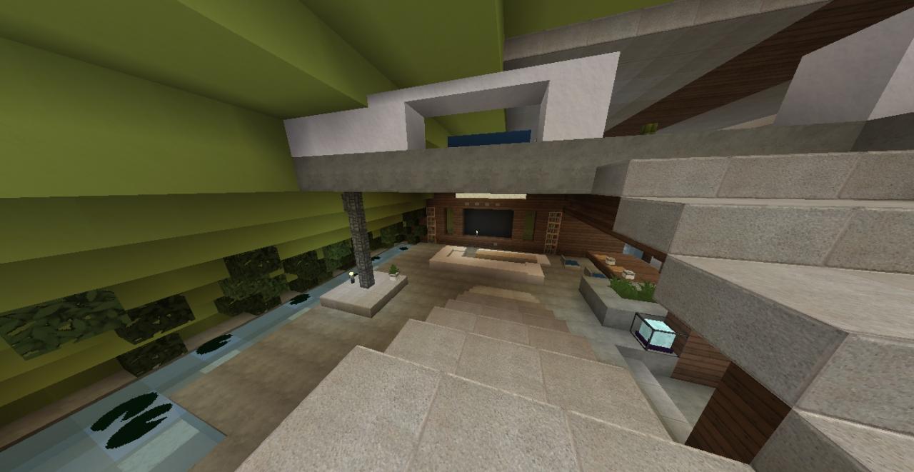 WOK shadowds minamilistic modern crib Minecraft Map