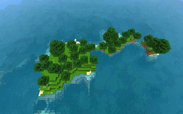 biome islands Minecraft Map