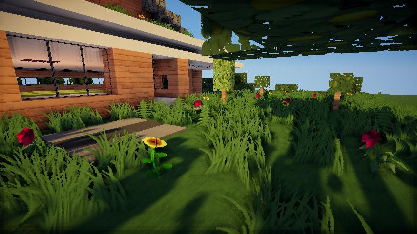 | Cover | Modern Eco House Minecraft Map