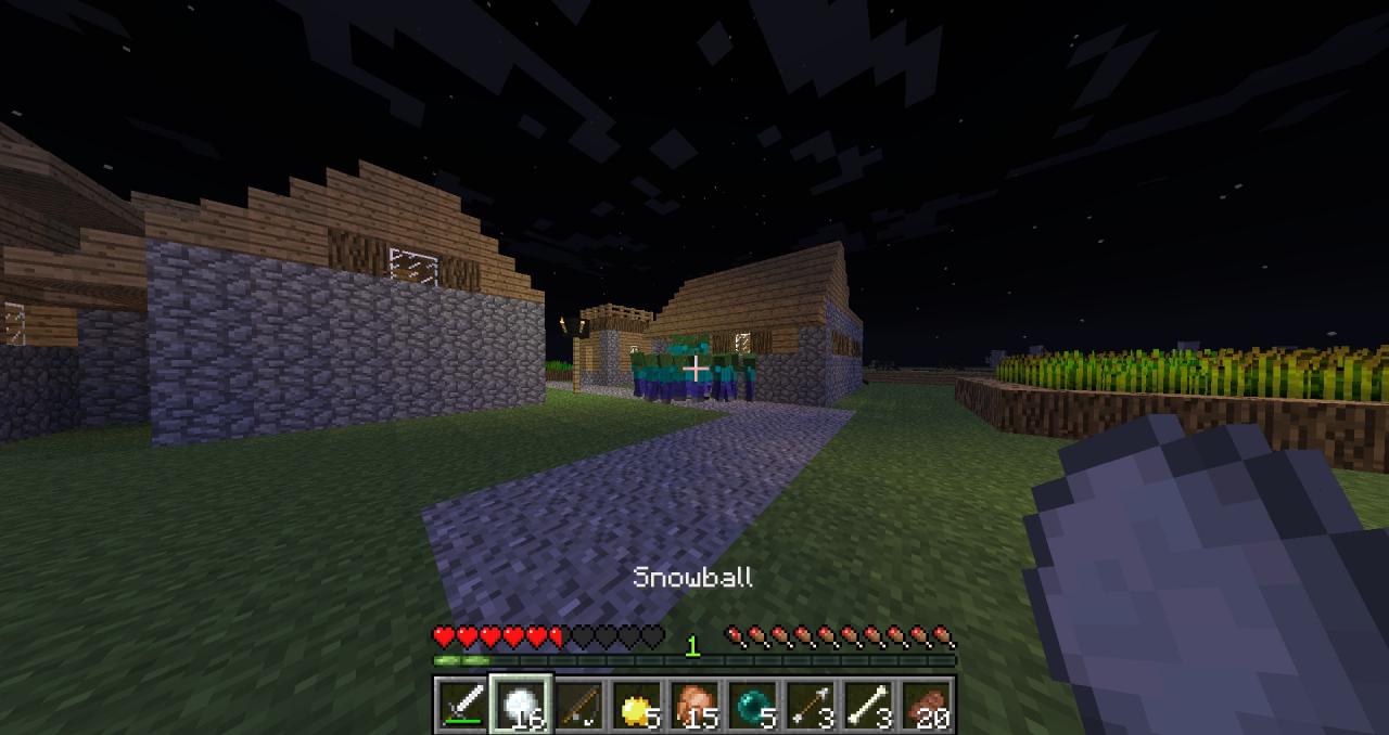 zombie invaders Minecraft Map