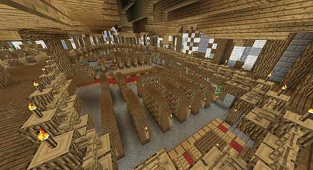 Medieval Library Minecraft Map