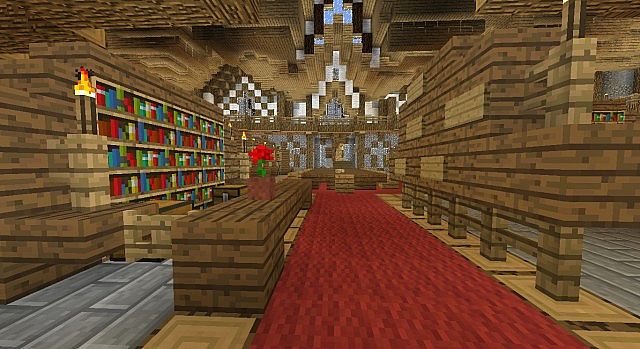 Medieval Library Minecraft Map