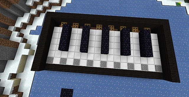 Piano-Bring Sound To Minecraft! Minecraft Map