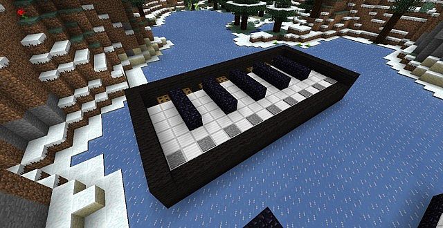 Piano-Bring Sound To Minecraft! Minecraft Map