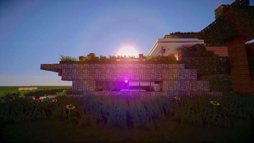 | Cover | Modern Eco House Minecraft Map