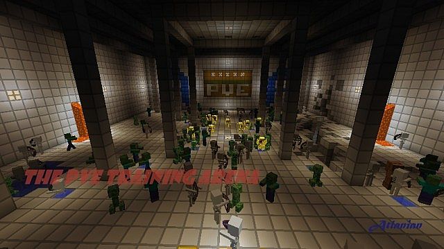 The PvE Training Arena Minecraft Map
