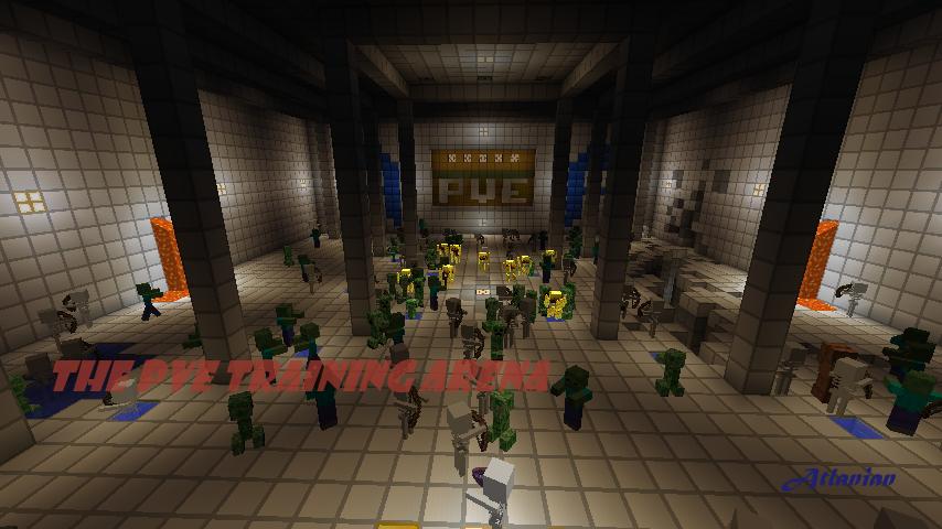 The PvE Training Arena Minecraft Map