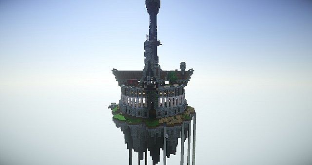 Kelsarvia - The Elven Sky Fortress Minecraft Map