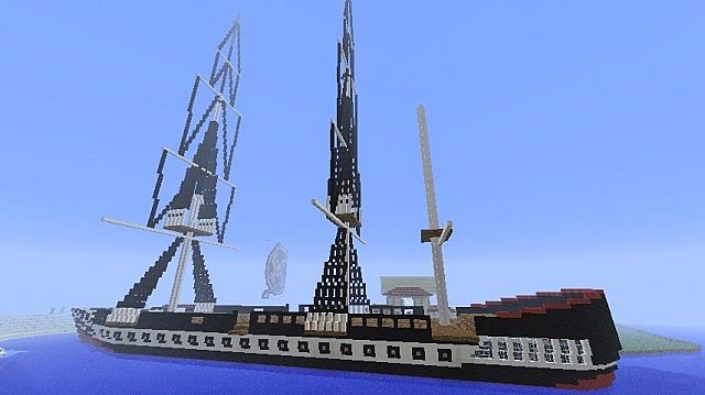 The USS Constitution Minecraft Map